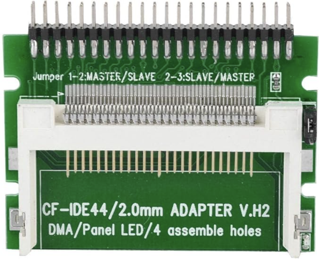 Adventures with a CF to IDE Adapter – Relatively Ambitious